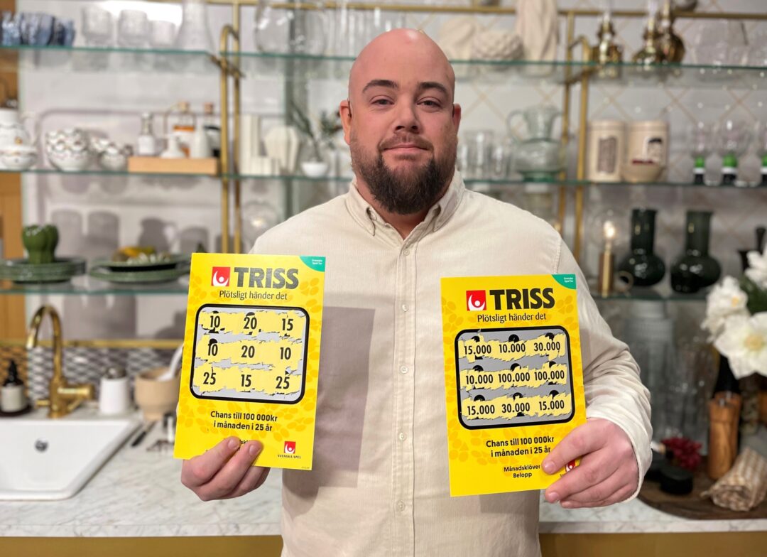 Åkersberga resident Fredrik won 1,8 million on Triss – renovates the ...