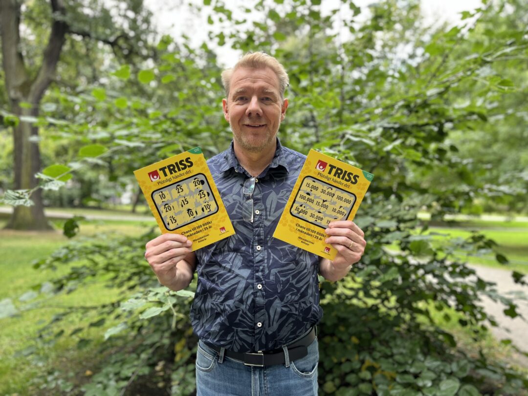 Roland from Linköping won 1,8 million on Triss on TV - goes on a hiking ...