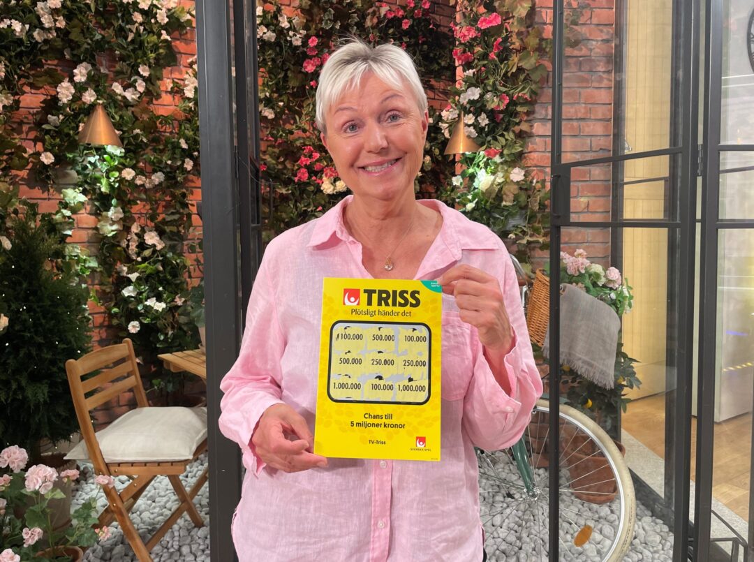 Gothenburg resident Birgitta won big on Triss on TV - shares the ...